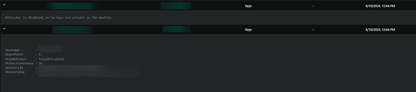How are you guys saving Bitlocker Keys? - General - ImmyBot Community